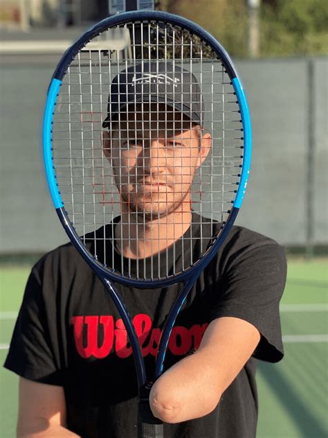 Alex Hunt Behind The Racquet