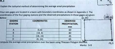 solved n3 p3 explain the isohyetal method of determining the average