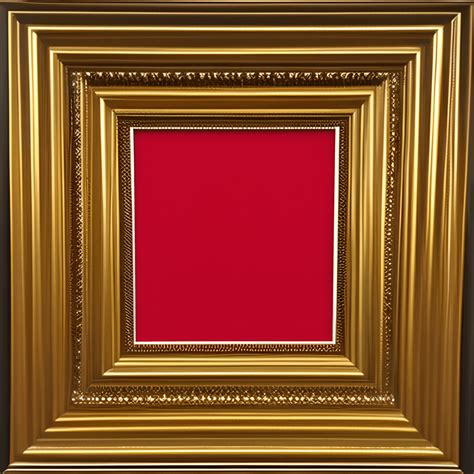 Red And Gold Frame Creative Fabrica