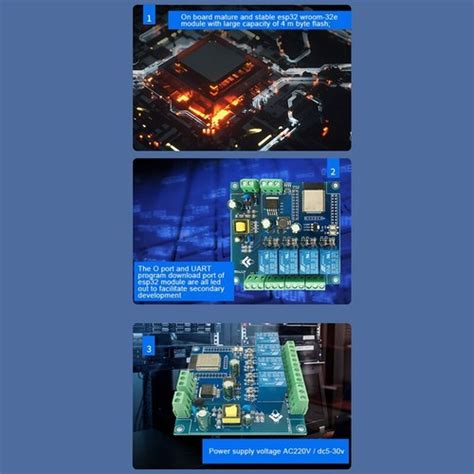 Ac 220v Dc 5 30v Power Supply Esp32 Wifi Bluetooth Ble Four Way Relayo8472 Ebay
