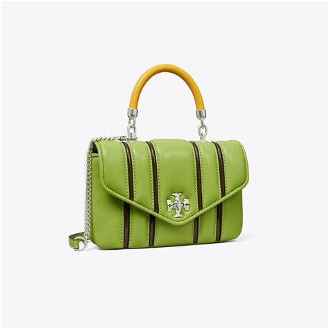 Gestreifte Mini Kira Tasche In 3d Optik Mit Tragegriff Oben Damen