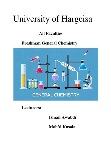 Freshman General Chemistry Pdf