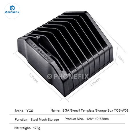Bga Tin Template Steel Mesh Organizing Classifying Storage Box