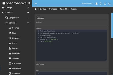 Omv6omv6pluginsdockercompose Omv