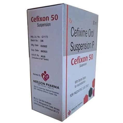 Cefixime Oral Syrup At ₹ 4905box Pharmaceutical Syrup In Ankleshwar