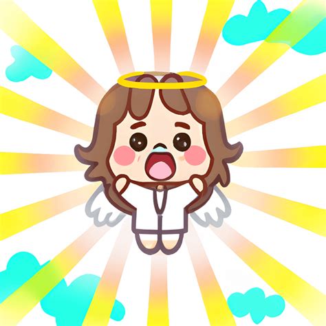 Jesus Christ Chibi · Creative Fabrica