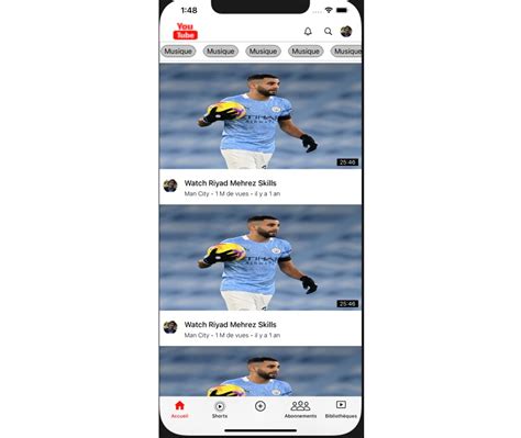 The Front End Of Youtube Ios App Developed Using Swift 5
