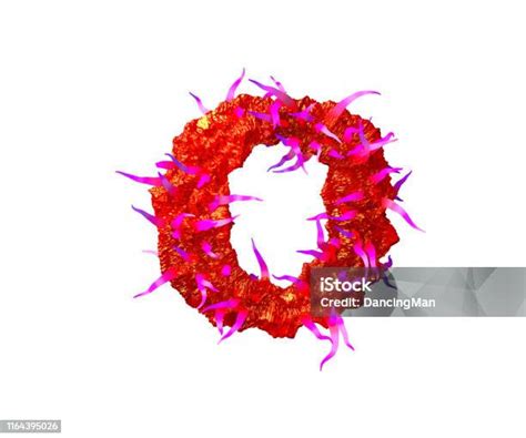 흰색 배경에 고립 된 보라색 촉수와 빨간색 끔찍한 외계인 육체 문자 O 끔찍한 괴물 글꼴 기호의 3d 그림 3차원 형태에 대한 스톡 사진 및 기타 이미지 Istock