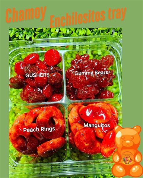 Chamoy Enchilositos Tray Wet Candy Etsy