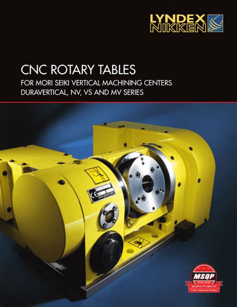 Cnc Rotary Tables Lyndex