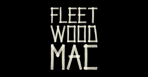 Fleetwood Mac Paper Tape Fleetwood Mac Sticker TeePublic