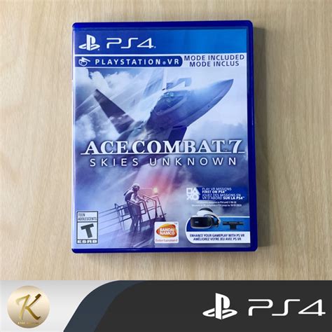 Ps4 Game Disc Ace Combat 7 Skies Unknow 2nd Hand Second English