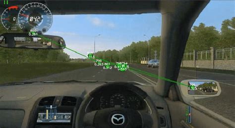 Gaze Fixation Map From A User During Driving Simulation Download Scientific Diagram