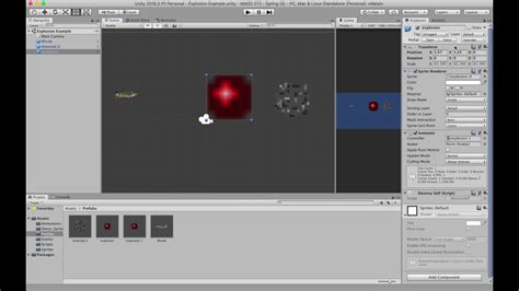 unity tutorial explosion prefab part 2 in 2d youtube