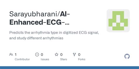GitHub Sarayubharani AI Enhanced ECG Arrhythmia Classification App