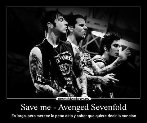 Save Me Avenged Sevenfold Desmotivaciones