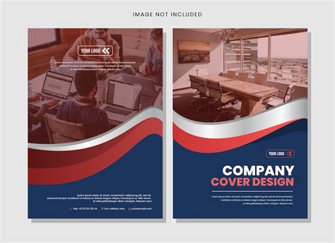 Premium Vector Company Cover Template Design