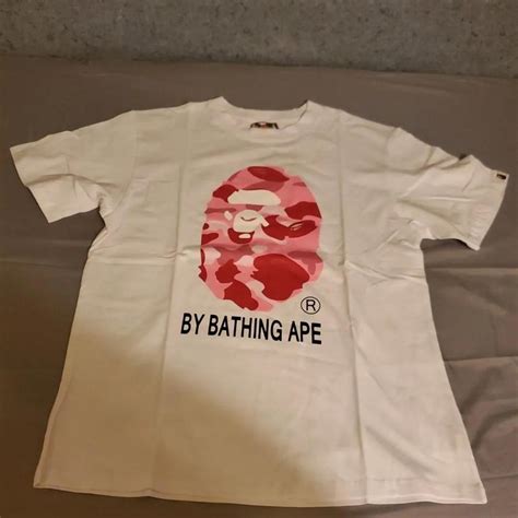 Pink Camo Bape Shirt At Liam Threlfall Blog