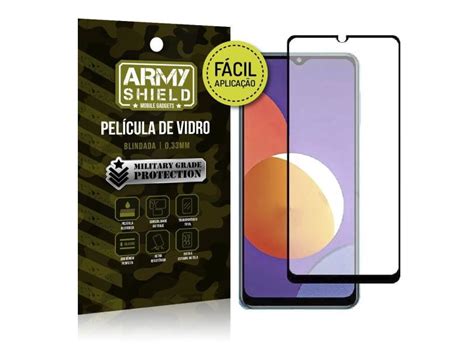 Película de Vidro D Galaxy M Fácil de aplicação Armyshield o Melhor Preço é no Zoom