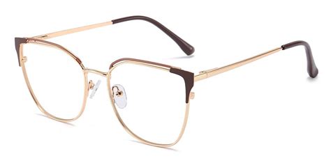 Dante Square Brown Glasses For Women Lensmart