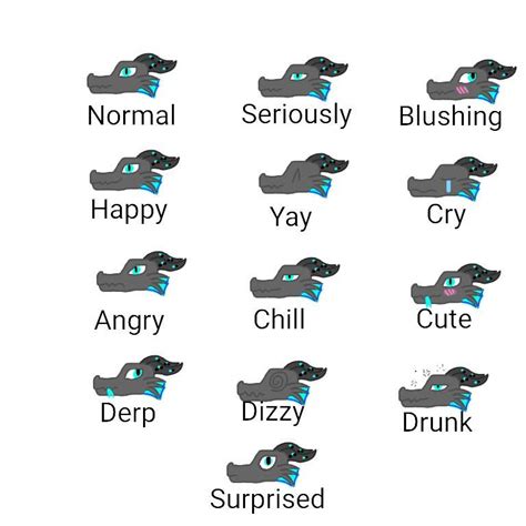 The Many Expressions Of Gizmo Dragons Amino