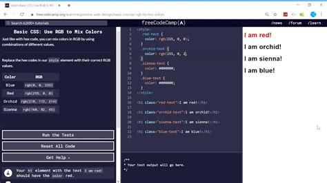 Basic Css 3644 Use Rgb To Mix Colors Freecodecamp Youtube