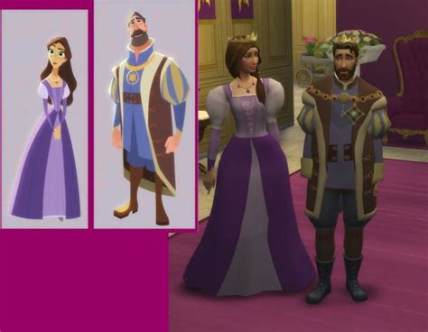 Tangled The Series King Frederic And Queen Arianna Outfits Disney