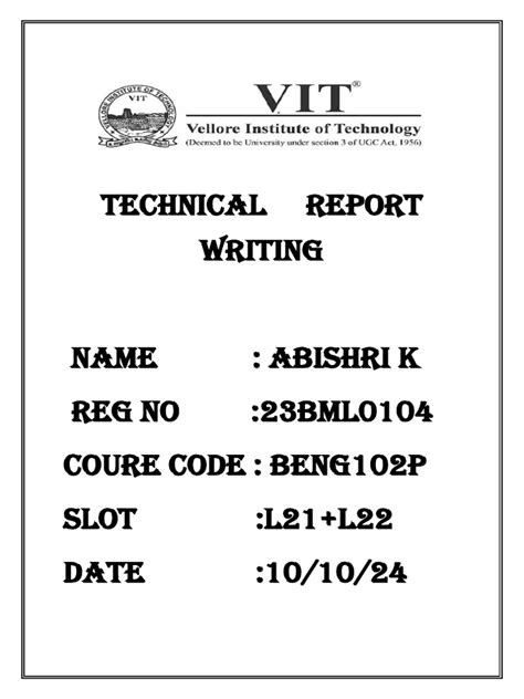 Technical Report Writing Da 5 Pdf