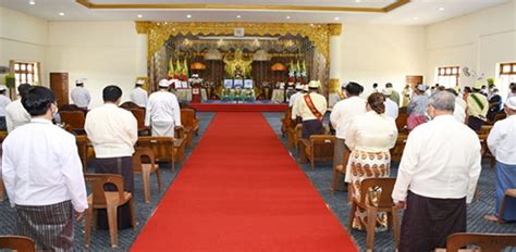 ဗုဒ္ဓဘာသာကလျာဏယုဝအသင်း Ymba က ကြီးမှူးကျင်းပသော ၁၀၂ နှစ်မြောက် အမျိုးသားအောင်ပွဲနေ့ ကျင်းပ