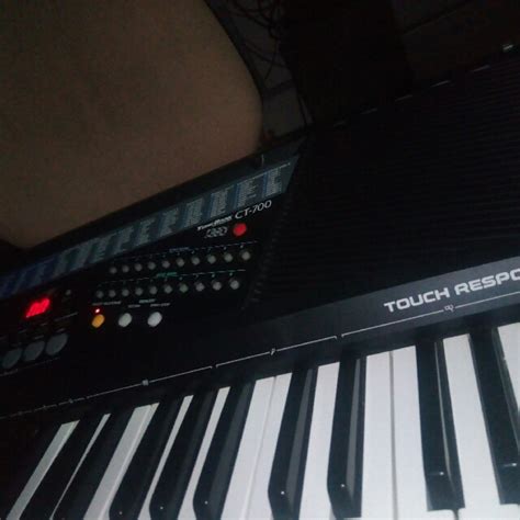 Casio Ct 700 Touch Response Keyboard Hobbies And Toys Music And Media