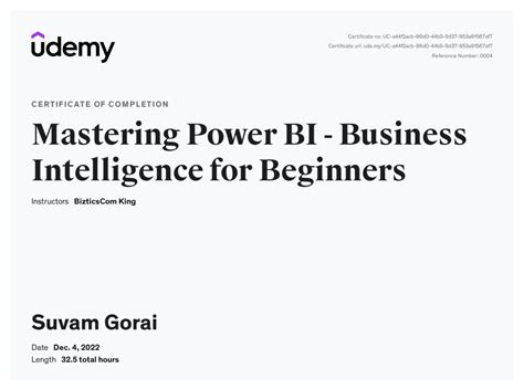 Suvam Gorai On Linkedin Udemy Course Completion Certificate