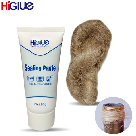 Higlue Thread Sealant Hemp 65g Paste 20g Flax Hemp For Pipe Fittings Seal Adhesive And Thread