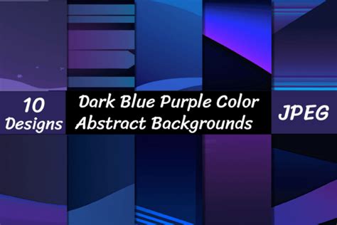Dark Blue Purple Abstract Backgrounds Graphic By Vycstore Creative