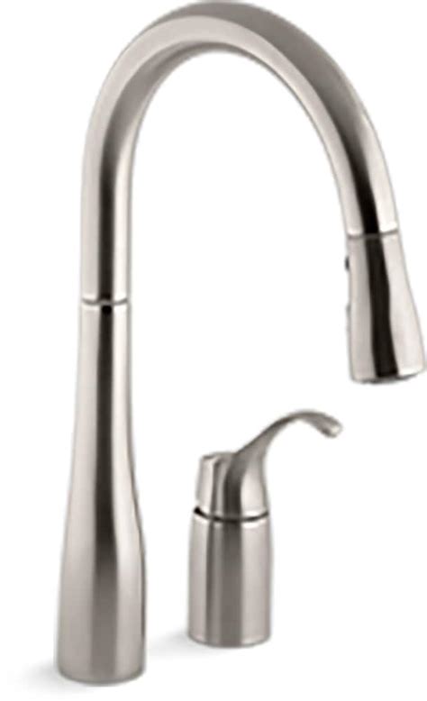 Kohler Simplice® Double Hole Kitchen Sink Faucet 16 18 Pull Down
