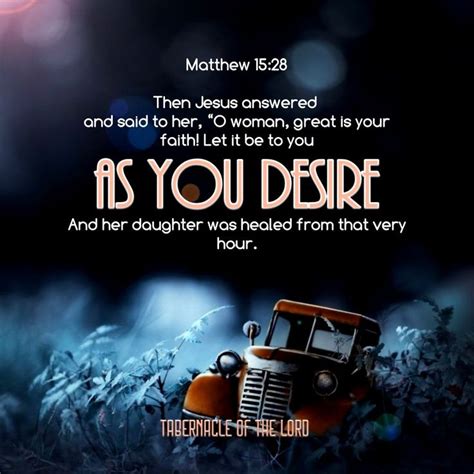 Matthew 15 28 Bible Verse