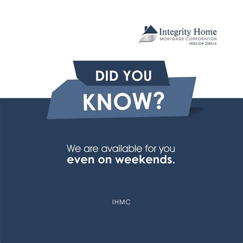 Availability Communication Ihmc Integrityhomemortgage Ihmc