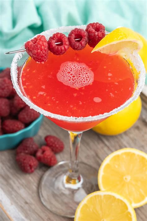 Raspberry Lemon Drop Martini Tastes Of Homemade