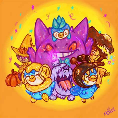 ציורי הפוקימון של דריה מילר מפלצות כיס