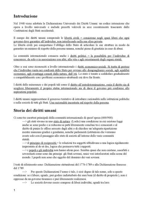 Diritti Umani Oggi Filosofia Docsity