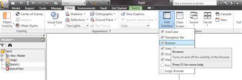 Inventor Browser Tab Thing Autodesk Community