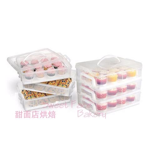 3 Tier Cake Storage Box Furniture And Home Living Kitchenware