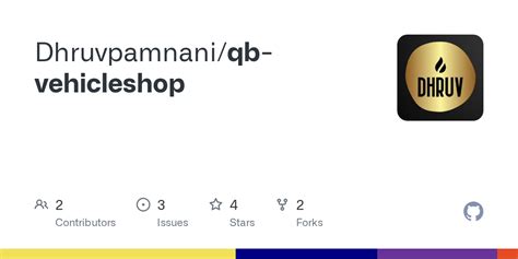 Github Dhruvpamnani Qb Vehicleshop