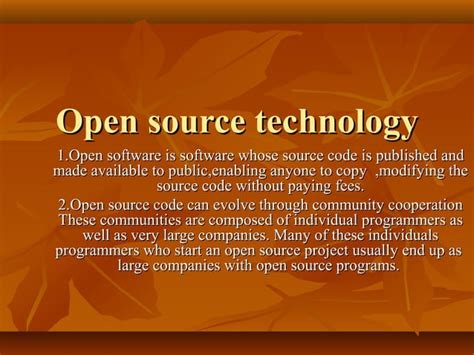 Open Source Technology Ppt Shareware And Freeware Computer