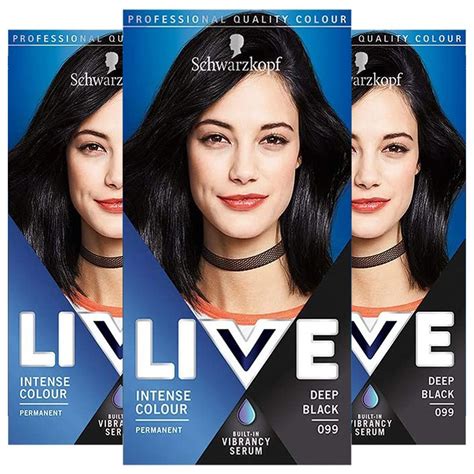 Schwarzkopf Live Intense 099 Deep Black Permanent Hair Dye