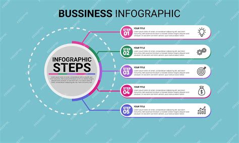 Premium Vector Infographic 5 Step Timeline Journey Calendar Flat Simple Infographics Design