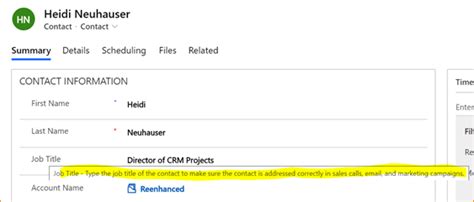 Tooltips In Dynamics 365 A Quick User Adoption Win Reenhanced