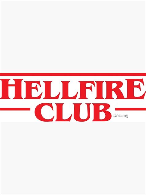 Stranger Things Hellfire Club Photographic Print For Sale By