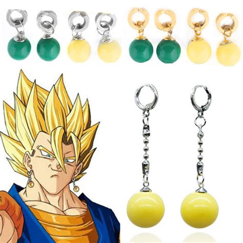 Yellow Unisex Zoro Potara Jewelry Takerlama Dragonball Super Dragon