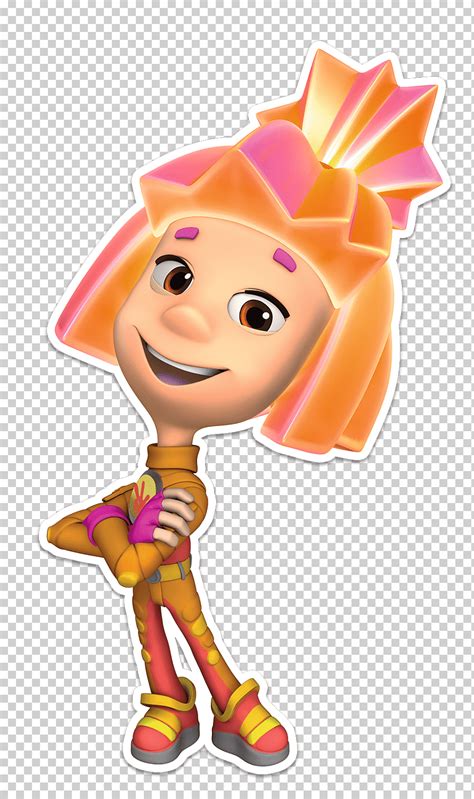Ilustración De Personaje Beige Y Naranja Fiksiki Nolik Simka Chewsocka