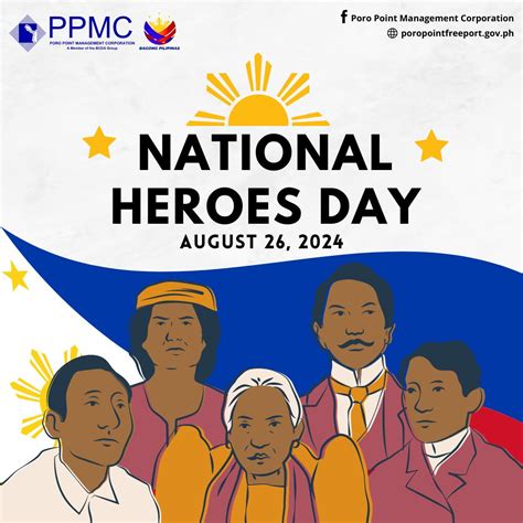 Holiday Advisory National Heroes Day Poro Point Management Corporation